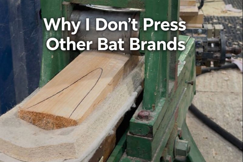 Pressing Other Brands’ Bats & Machine Knocking – OX29 Bat Doctor