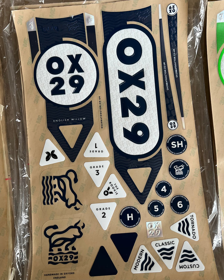 Oxford Blue, Cricket Bat Stickers by OX29 – OX29 Bat Doctor